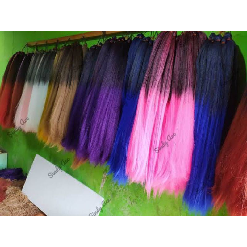 Jual Cemara Ombre 2 warna/rambut sambung 2 warna/Cemara ombre | Shopee ...