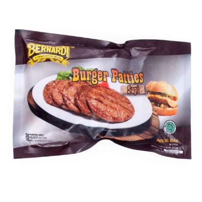 Jual BEEF PATTIES / DAGING BURGER ISI 6PCS /BERNARDI BEEF PATTIES ...