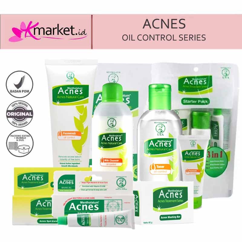 Jual ACNES Acne Treatment Series [ Facial Cleanser | Toner | Milk ...