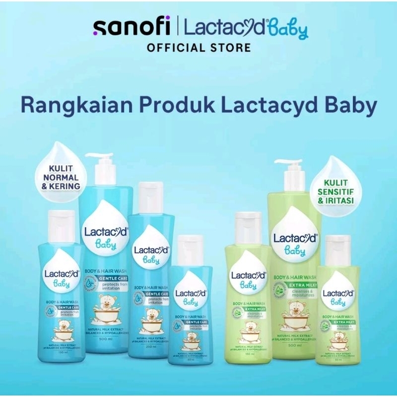 Jual Lactacyd Baby Gentle Care Sabun Bayi Iritasi Hair Body 150ml | Shopee Indonesia