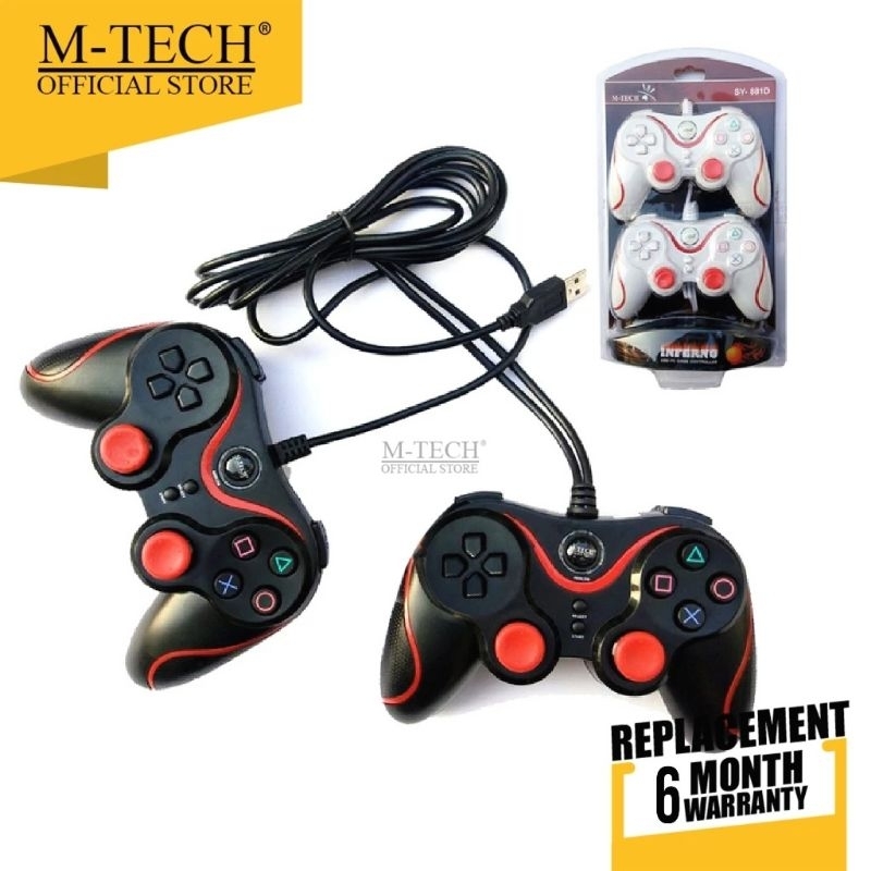 Jual Stick Game Pad Double Inferno Getar Original M-Tech, Dual Shock ...