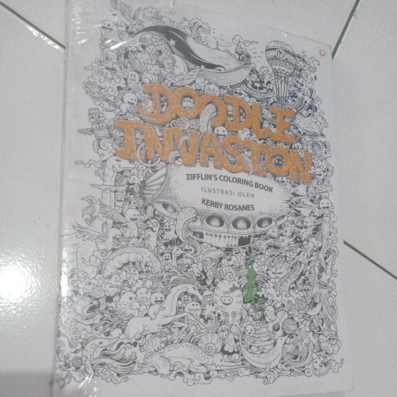 Jual BUKU DOODLE INVASION ZIVLIN'S COLORING BOOK ILUSTRASI OLEH KERBY ...
