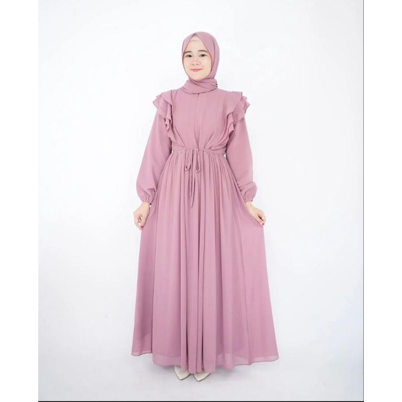 Jual gamis ceruty terbaru 2024/tasi dres maksi ceruty baby doll miks ...