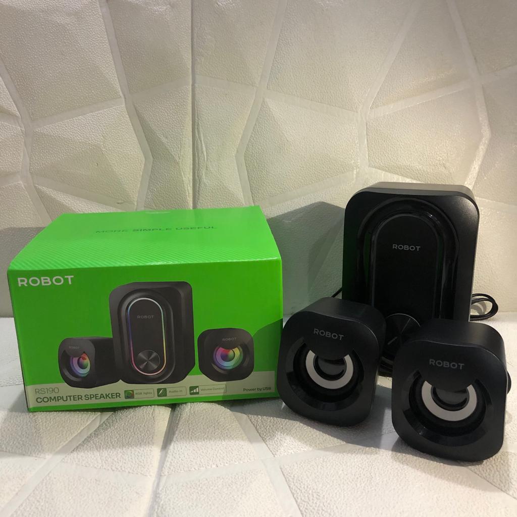 Jual Speaker ROBOT RS190 Computer Speaker usb RGB | Shopee Indonesia