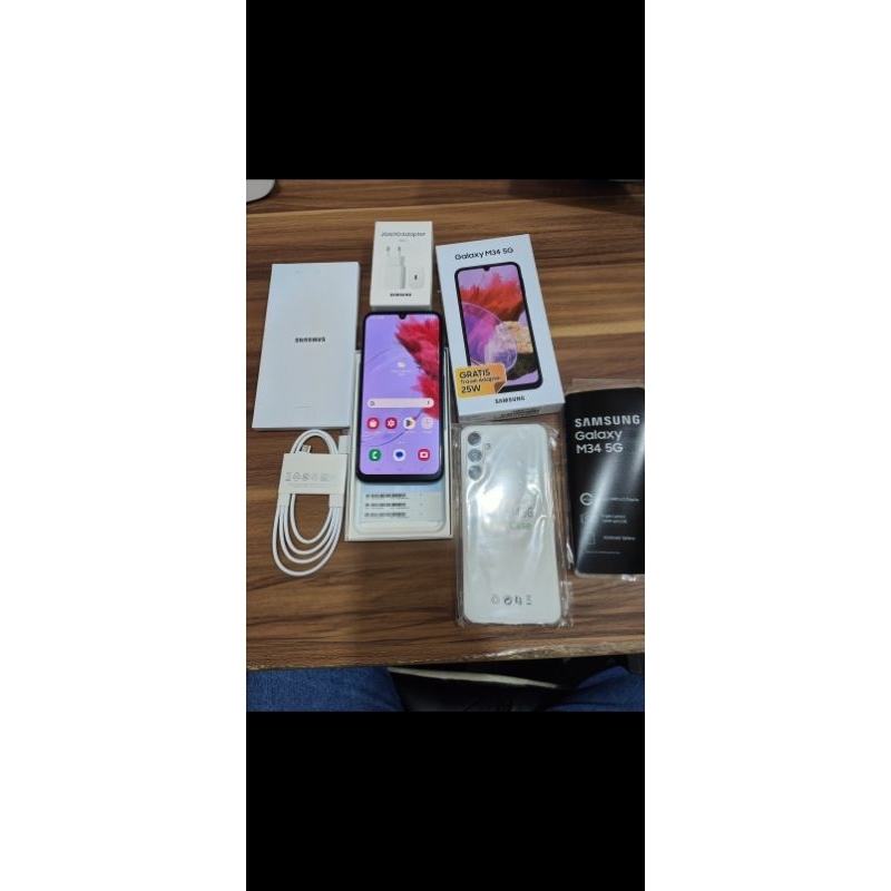 Jual Samsung M34 5G ram 8 Rom 128 open box | Shopee Indonesia