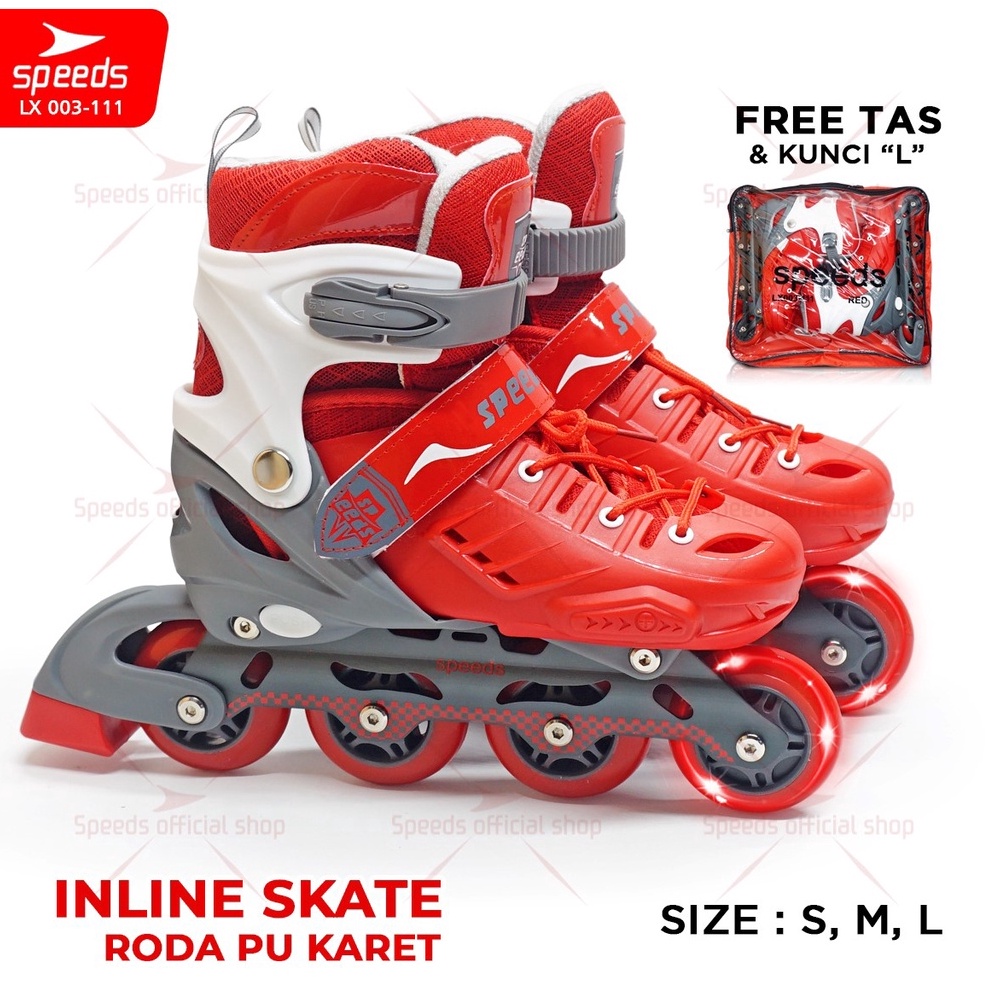 Jual 4.4 MALL SPEEDS Sepatu Roda Anak Dewasa Remaja Roller Skate Park ...