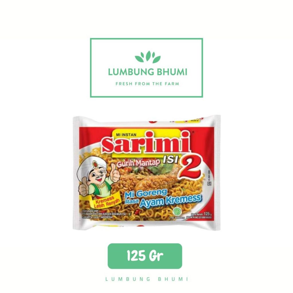 Jual SARIMI ISI 2 Mi Goreng Ayam Kremes 125 Gr Ecer 1 Pcs - Lumbung ...