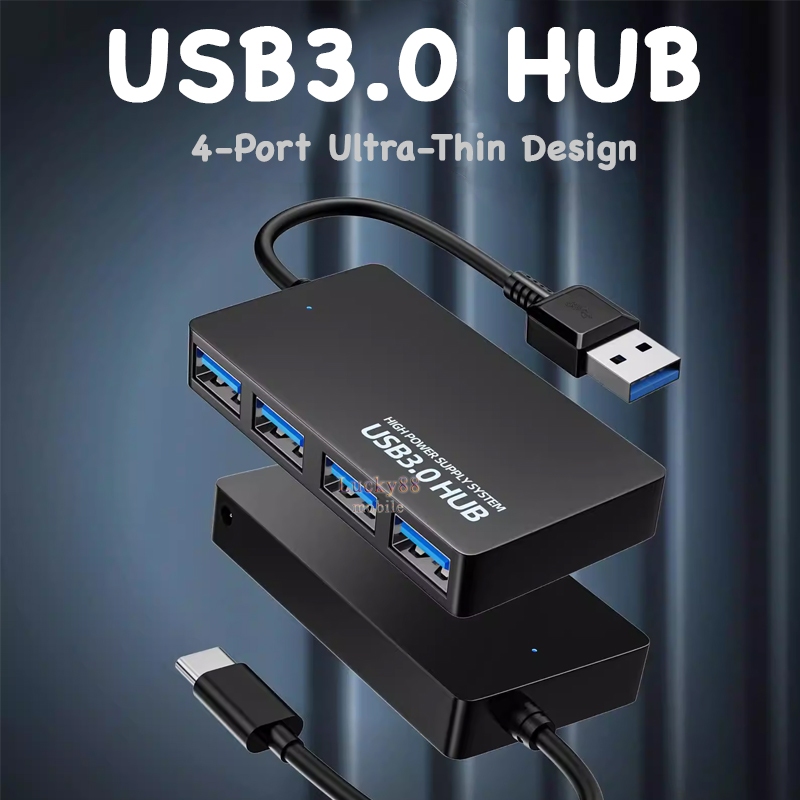 Jual USB 3.0 HUB Super Speed 5 Gbps 4 Ports Multi Expander Splitter ...