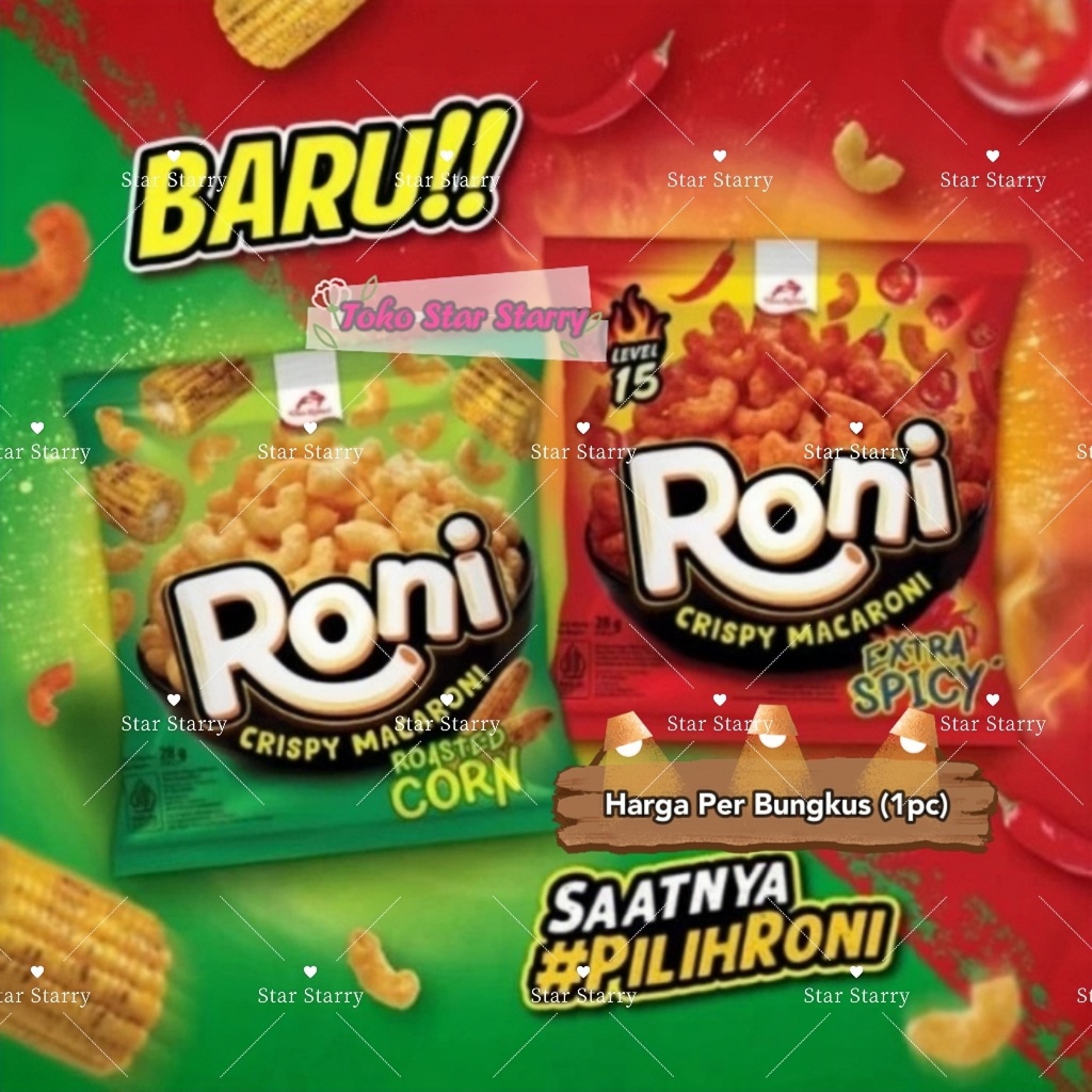 Jual [Per Pcs] 28gr Roni Macaroni SNACK DUA KELINCI MACARONI RASA EXTRA SPICY Snack Viral Halal ...