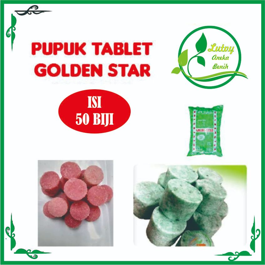 Jual Pupuk npk tablet golden star isi 50 biji | Shopee Indonesia