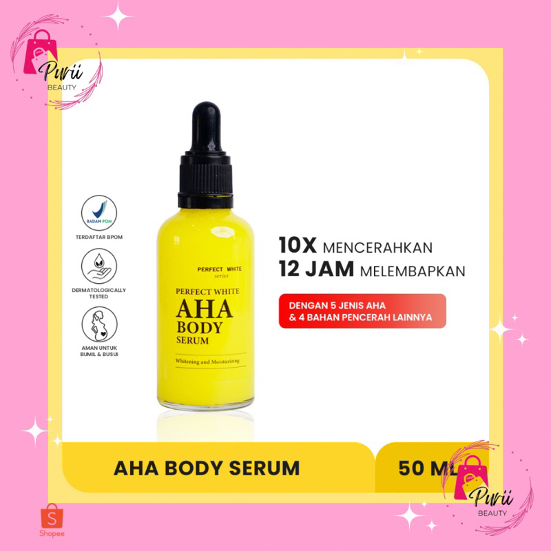Jual (READY) AHA BODY SERUM AHA BODY BOOSTER perfect white Brithening | Shopee Indonesia