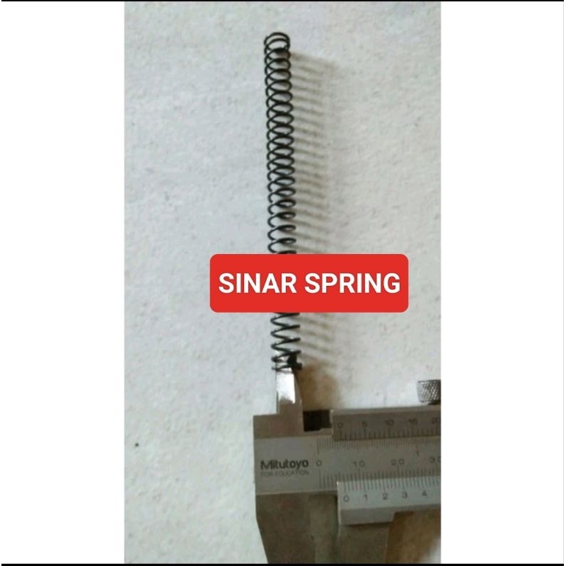 Jual spring tekan baja kawat 1 mm id 6mm panjang 100 mm | Shopee Indonesia