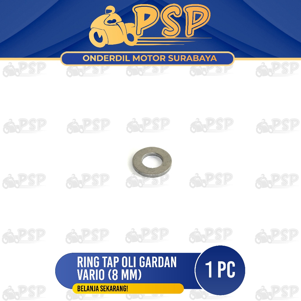 Jual Ring Tap Oli Gardan Vario 8mm (Harga Per 1 PCS) - Ring Reng Plat ...