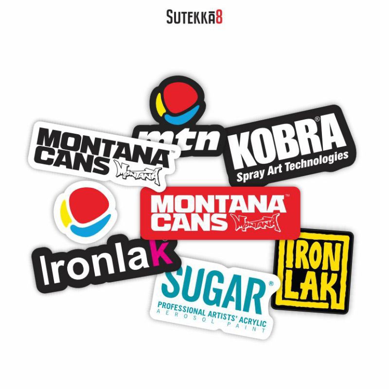 Jual STICKER/STIKER PACK GRAFFITI (MONTANA, MTN,IRONLAK Etc) 02 [8pcs ...