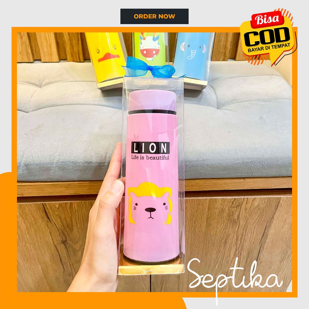 Jual Box Mika Kemasan Tumbler Packaging Souvenir Transparan Alas Emas ...