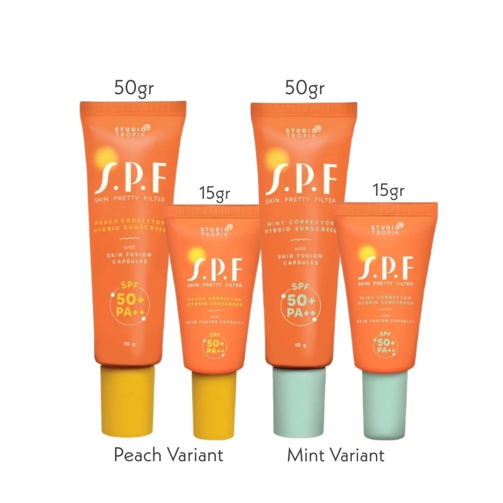 Jual Studio Tropik SPF (Skin Pretty Filter) SPF 50+ PA++ Mint Studio ...