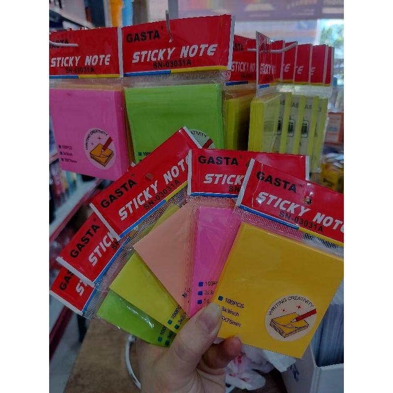 Jual memo/stick note 3 x 3 (100lbr) | Shopee Indonesia