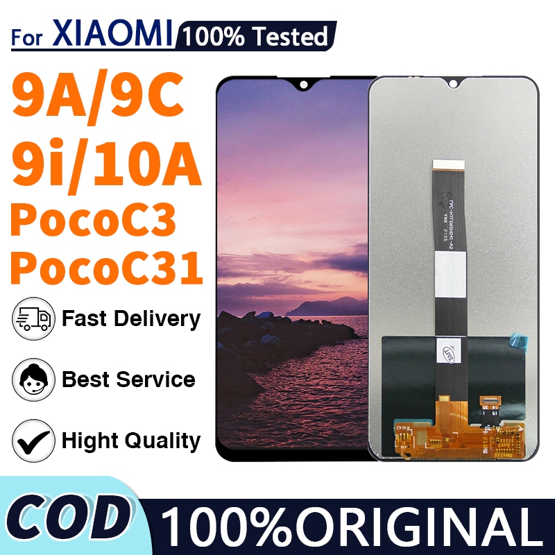 Jual 【ORIGINAL】LCD XIAOMI REDMI 9A 9C 9i popoC3 pocoC31 10A FULLSET TOUCHSCREEN/lcd redmi 9A 9C ...