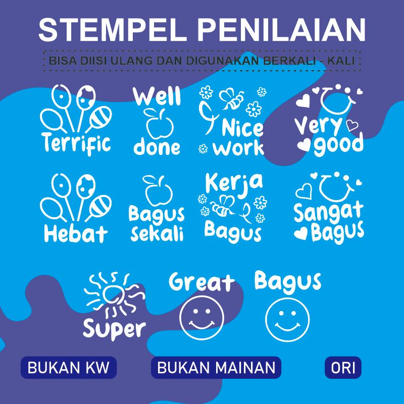 Jual Stempel Reward Penilaian Guru TK / SD / Anak terbaru | Shopee ...