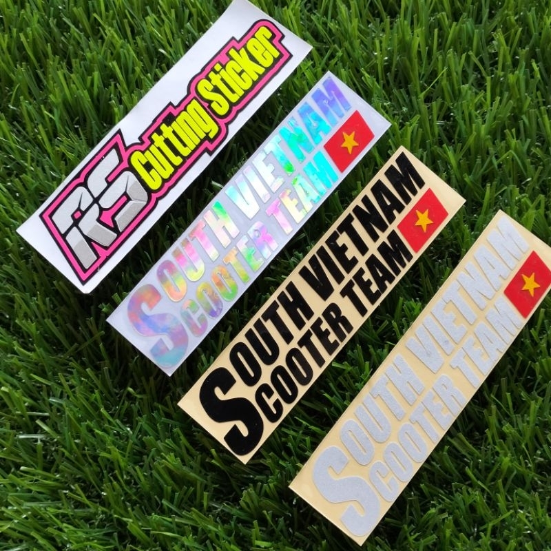 Jual sticker south Vietnam scooter team sticker cutting | Shopee Indonesia