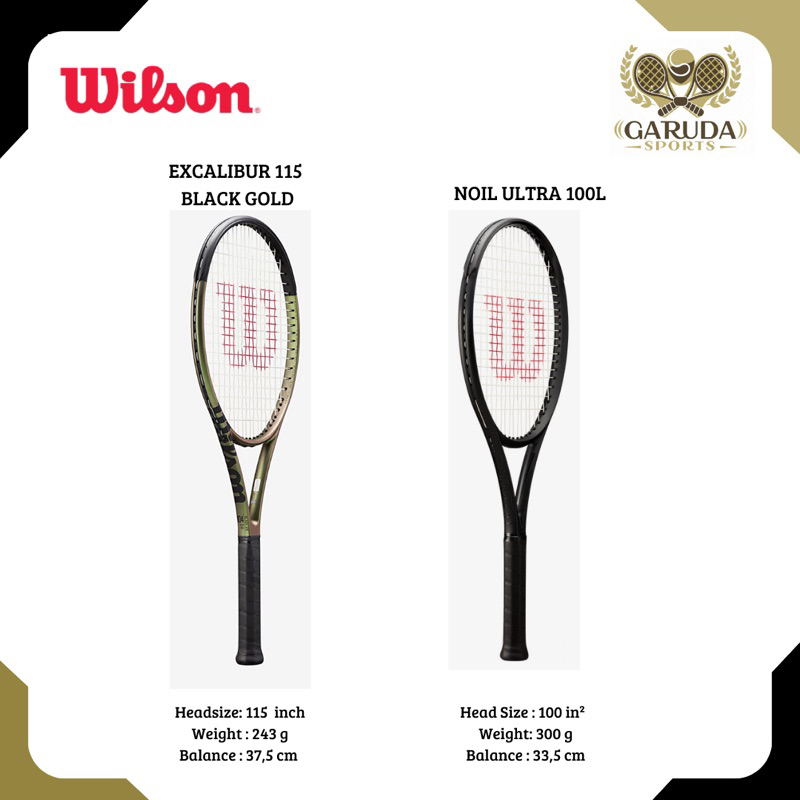 Jual Raket Tenis WILSON EXCALIBUR 115 | NOIL ULTRA 100L ORIGINAL ...