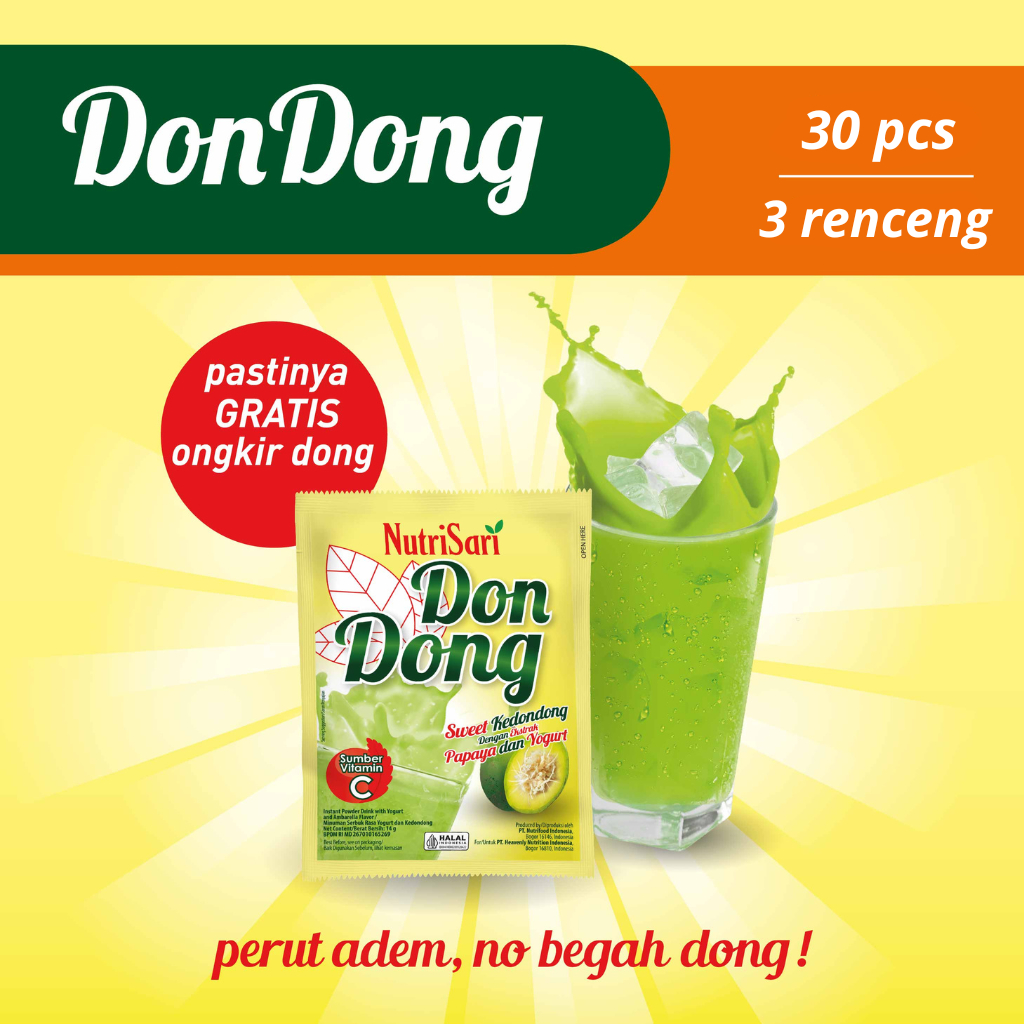 Jual Nutrisari Dondong Minuman Serbuk Sweet Kedondong dengan Vit C [Paket 3 Renceng] | Shopee ...
