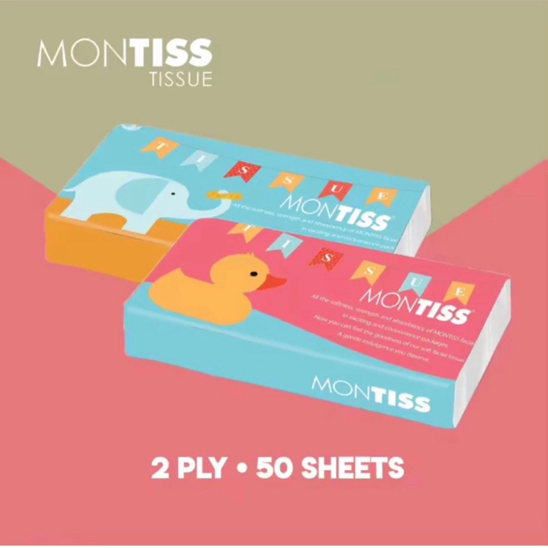 Jual Tissue Travel Pack Montiss Paseo 50s Tissue Ukuran Kecil untuk ...