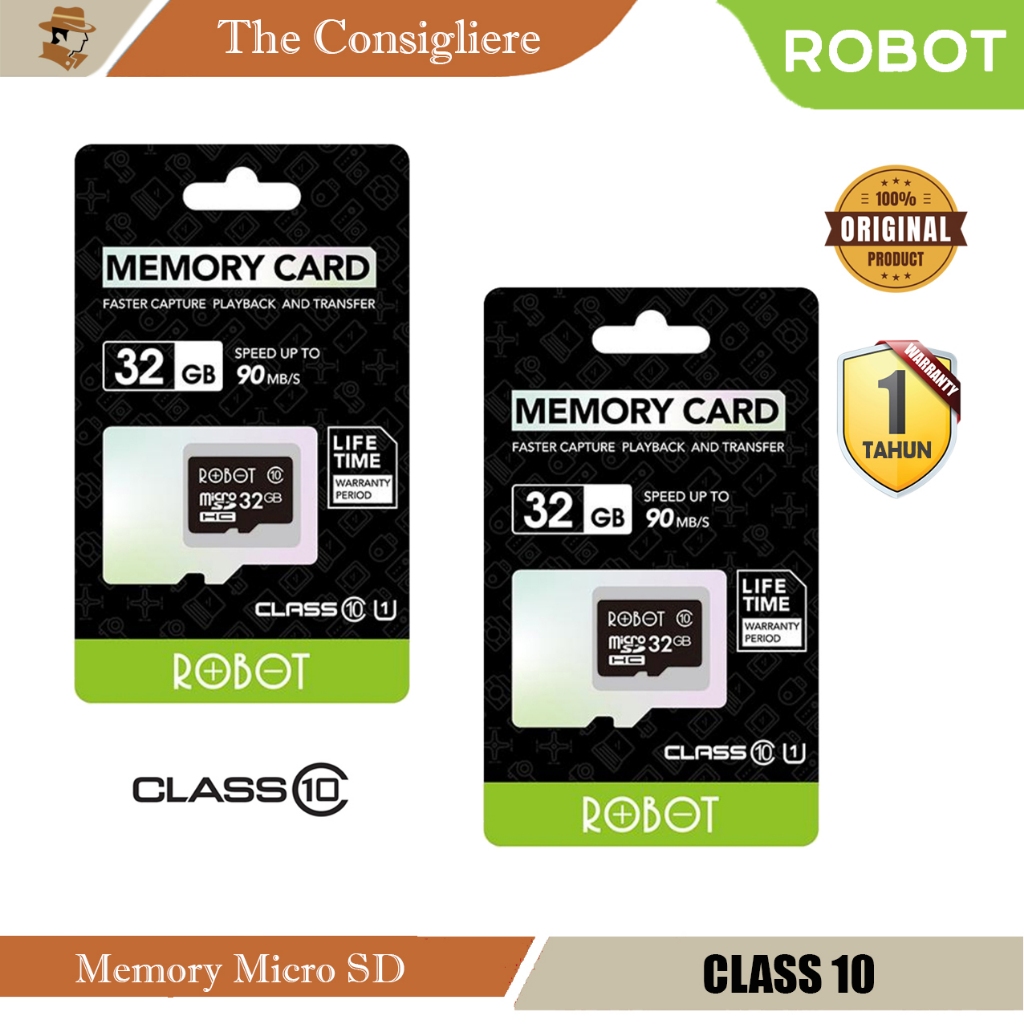 Jual Robot Memory 64 GB Micro SD Class 10 32GB 16GB 8GB High ...
