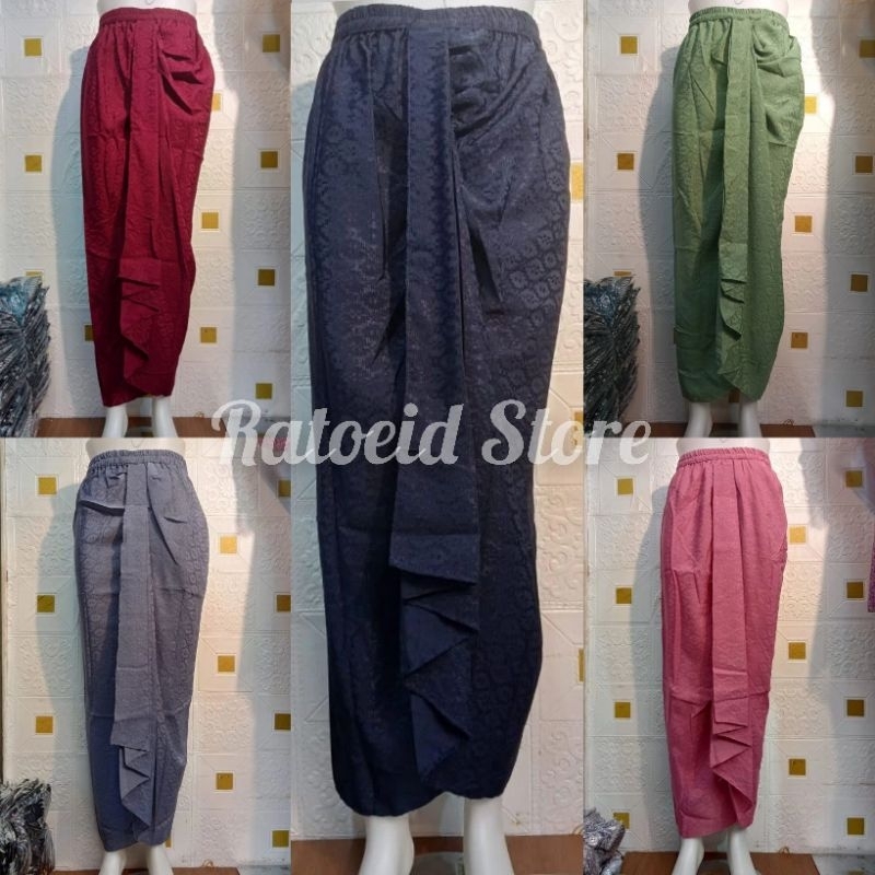 Jual rok lilit polos instan doby / rok rempel dobi / rok lilit instant ...