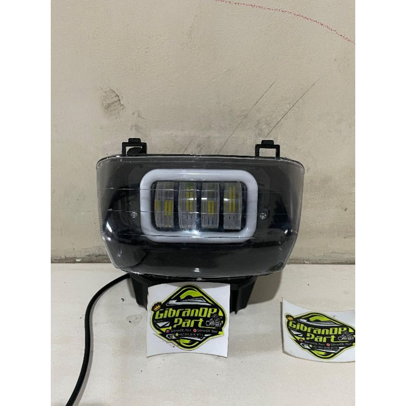 Jual COVER LAMPU DAYMAKER HONDA SUPRA X OLD LAMPU REFLEKTOR DAYMAKER ...