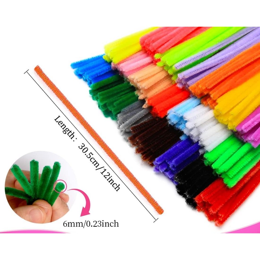 Jual (TERMURAH READY STOCK) 100 Pcs Kawat bulu mercy Pipe Cleaner ...