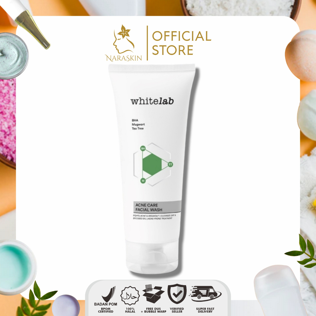 Jual Whitelab Acne Care Facial Wash - 100 gr | Shopee Indonesia