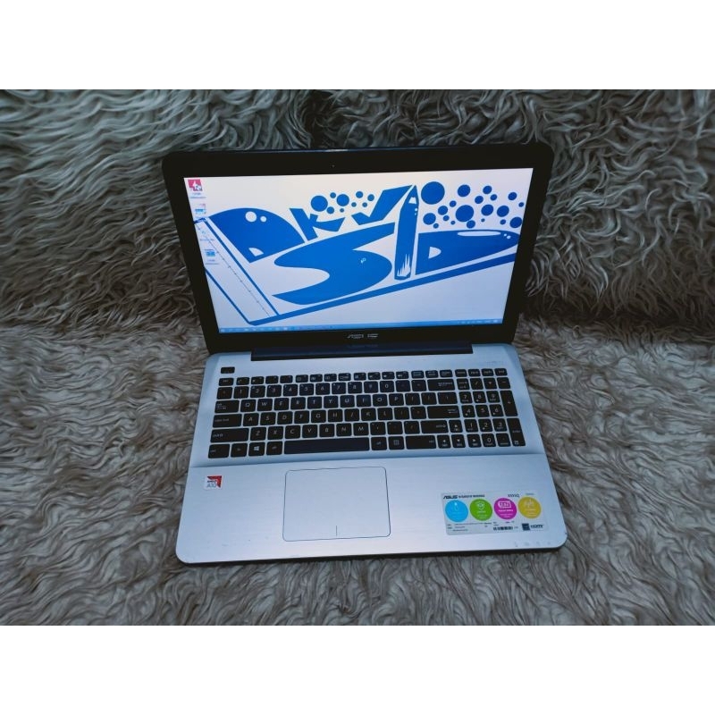 Jual Laptop Asus X555Q Ram 8gb SSD 256gb AMD A10-9600 Gaming Siap pakai ...