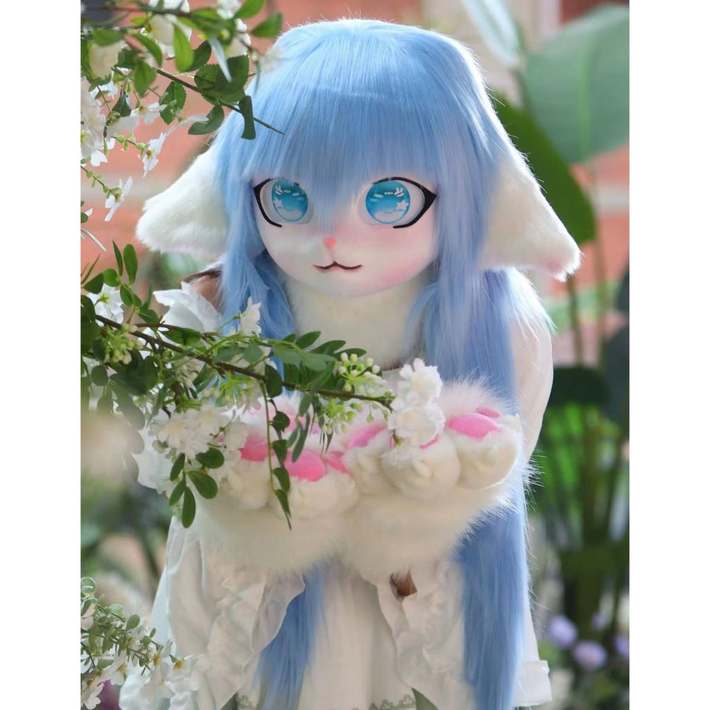 Jual Fursuit Long-hair Animal Head Beast Costume Single-head Kig Full ...