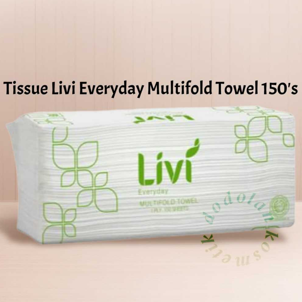 Jual Tissue Tisu Livi Everyday Towel Multifold 150's/ Tissue Wastafel ...