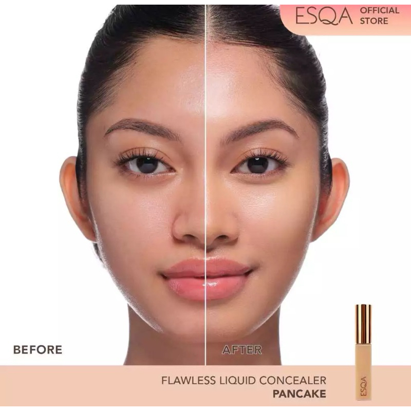 Jual ESQA FLAWLESS LIQUID CONCEALER FULLSIZE FULL COVERAGE CONCEALER ...