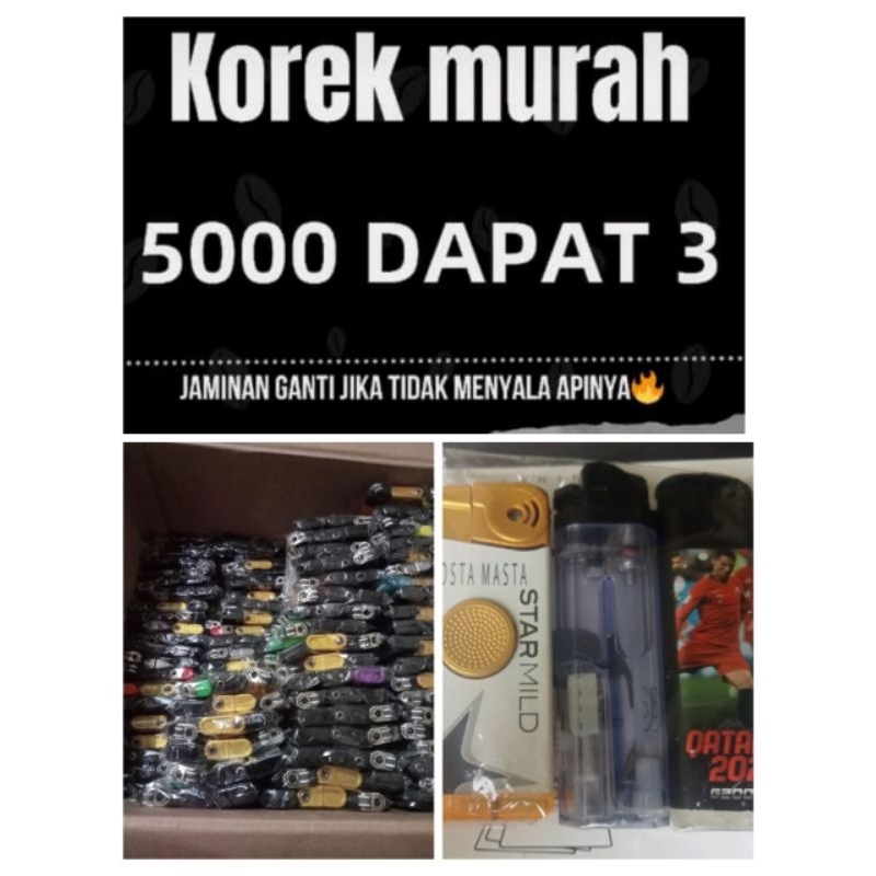 Jual korek api 5000 dapat 3 pcs (magnet, bara, roda) | Shopee Indonesia