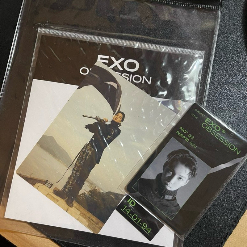 Jual exo kai the place id card exo ver obsession pc photocard | Shopee ...