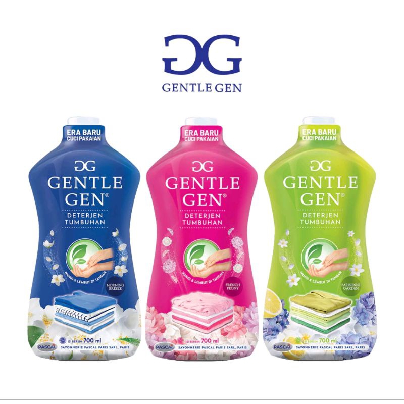 Jual GENTLE GEN DETERGENT CAIR 700ML - MORNING BREEZE / FRENCH PEONY ...