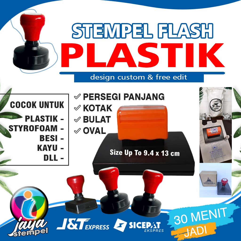 Jual stempel plastik / stempel sterofom / stempel cup plastik FREE ...