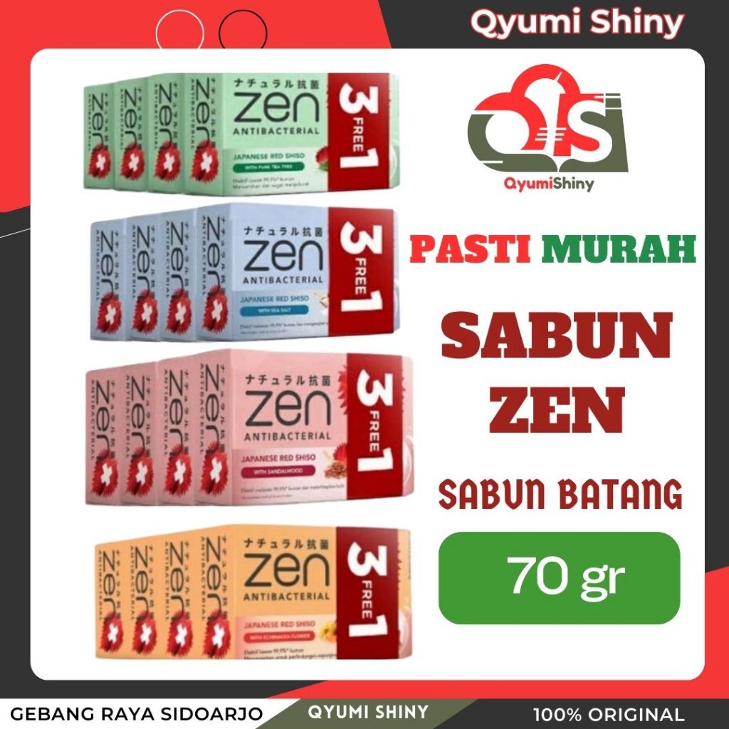 Jual Sabun Batang Zen Antibacterial | Shopee Indonesia