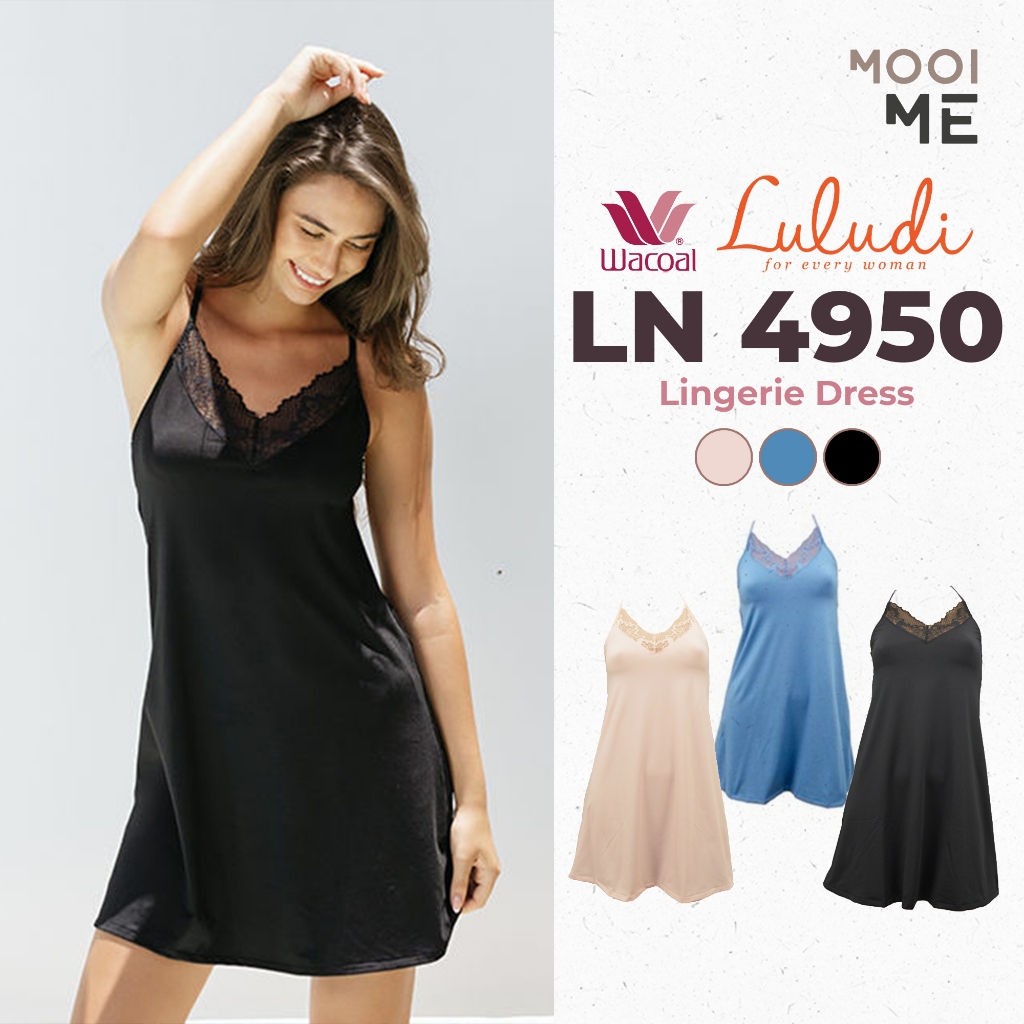 Jual Luludi LN 4950 Lingerie Dress Sexy Renda (Lace) | Shopee Indonesia