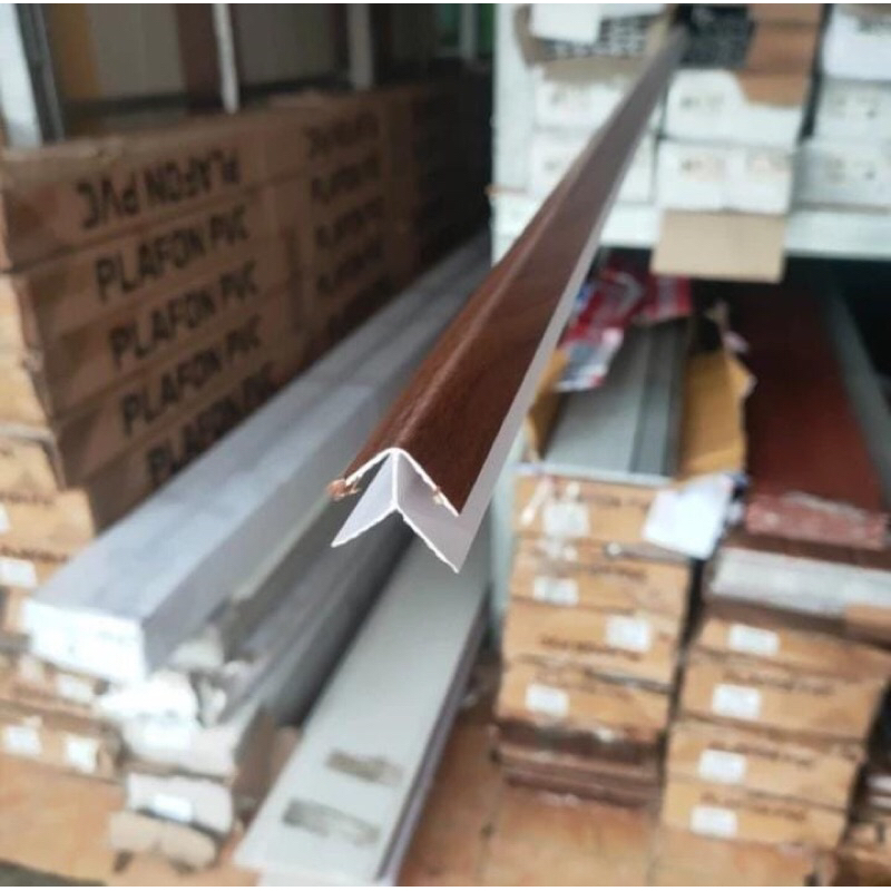 Jual List Siku List Drop Pvc Serat Kayu Jati | Shopee Indonesia