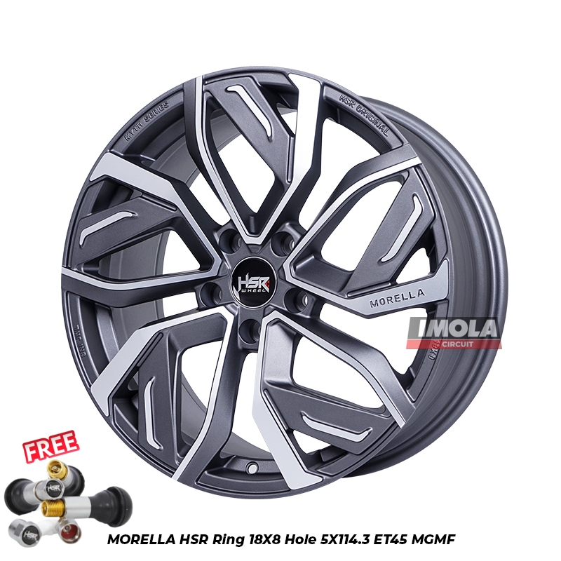 Jual Velg Mobil Ring 18 HSR MORELLA Velg R18 Lebar 8 CRV Innova Rush Terios HRV Xpander | Shopee ...