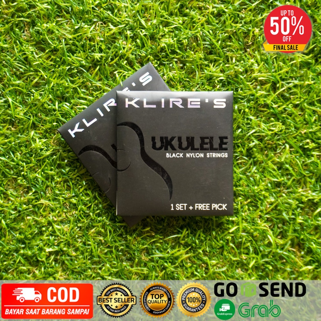 Jual Senar Ukulele Klire's Solid Black Premium Set | Shopee Indonesia
