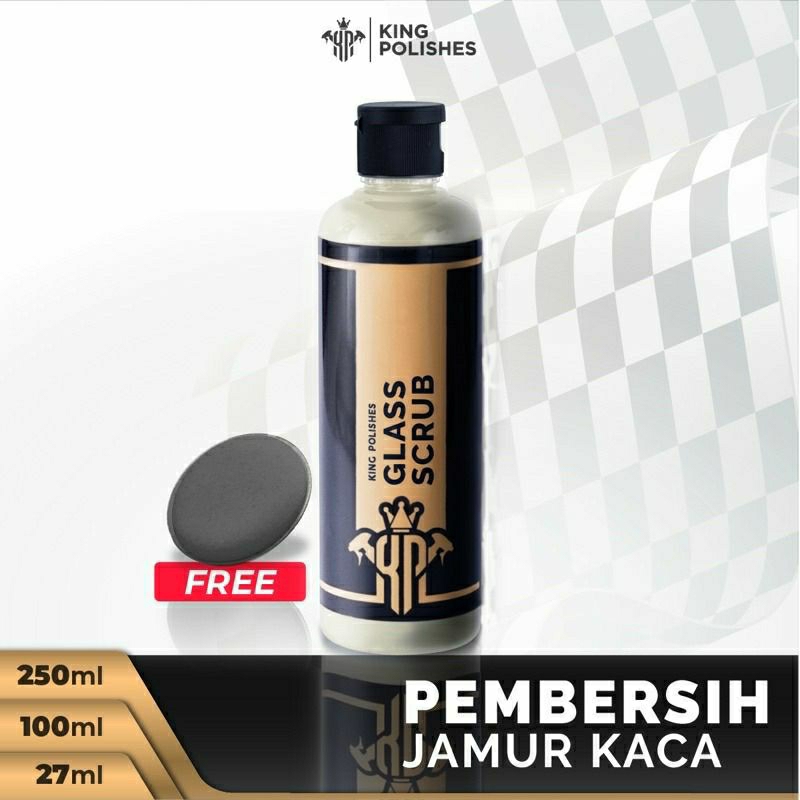 Jual KING POLISHES Glass Scrub Pembersih Jamur Kaca Kerak Air Mengering ...