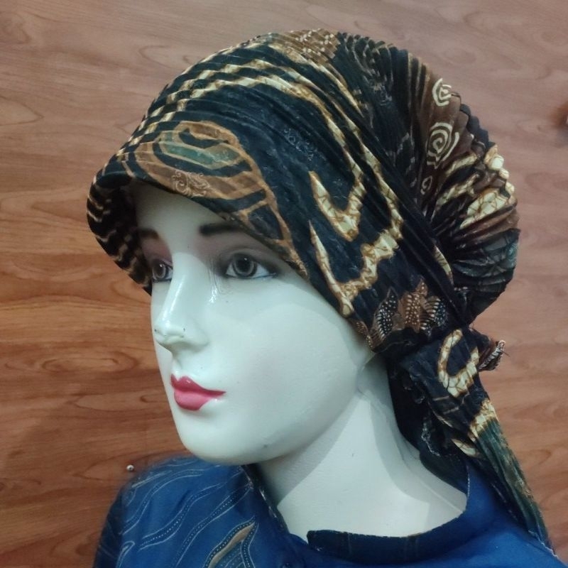 Jual Ciput Plisket Nini iket/ Kerepus Nenek Penutup Rambut Wanita ...