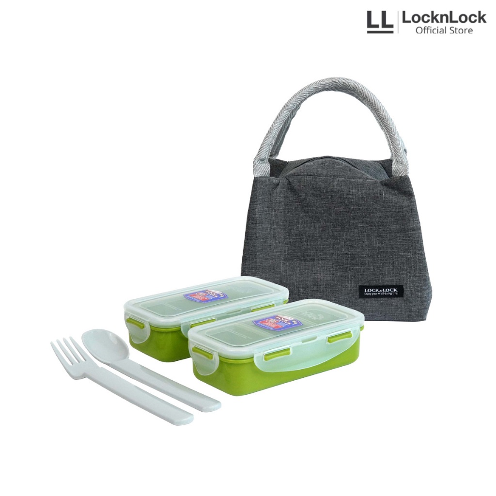Jual LocknLock Kotak Makan Lunch Box Set | Shopee Indonesia
