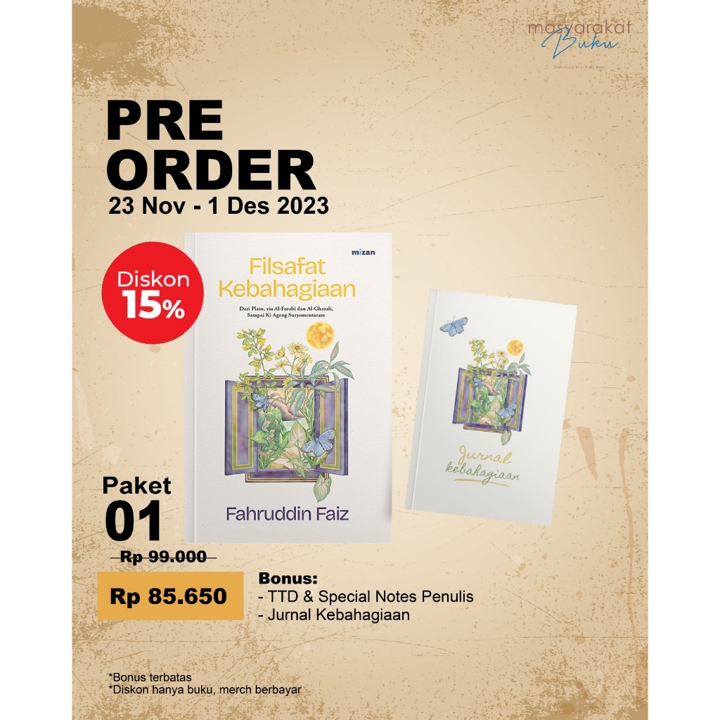 Jual PRE-ORDER BUKU "Filsafat Kenahagiaan" By Fahruddin Faiz | Shopee ...