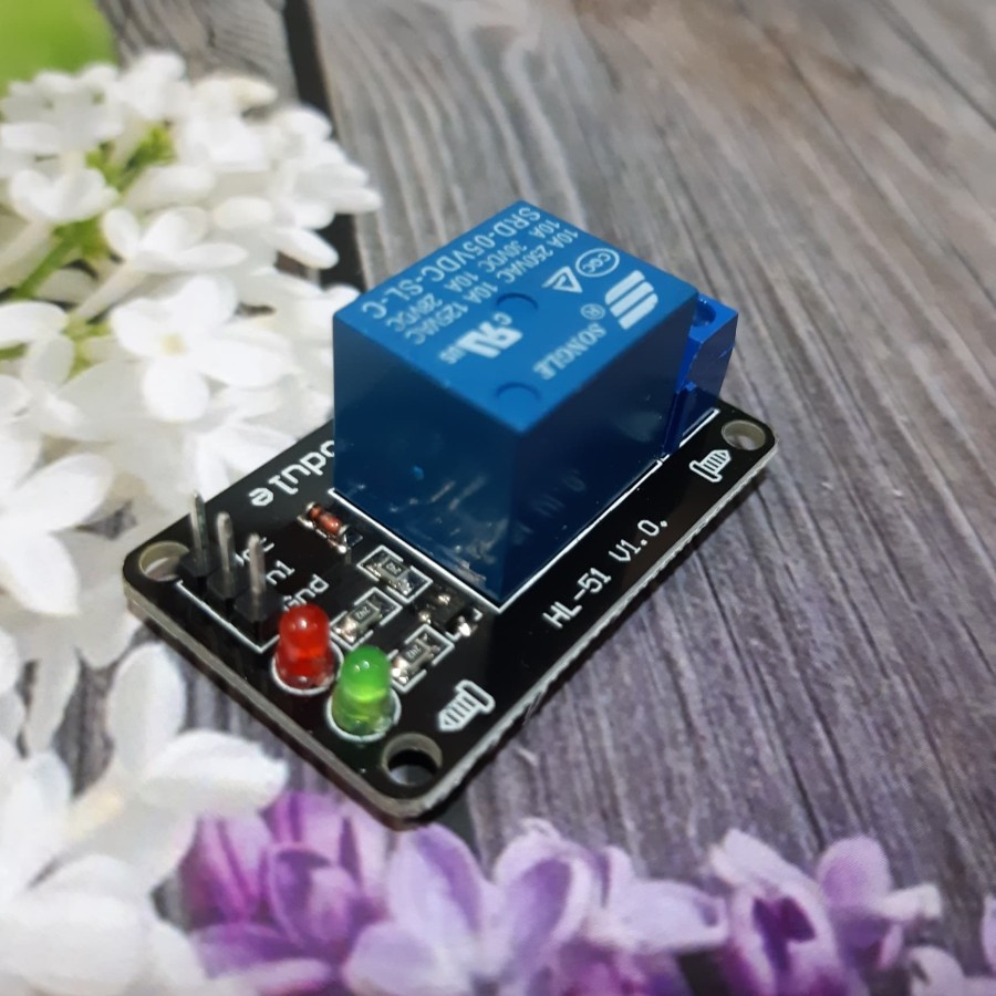 Jual Relay Module 1 Ch Low Level Trigger 5V Tanpa Optocoupler High ...
